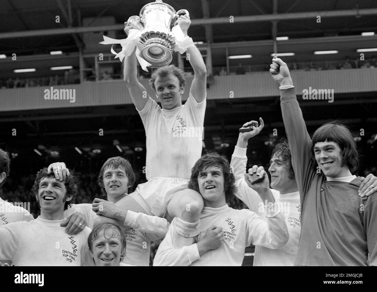 FILE - In this file photo dated May 6, 1972, Leeds United captain Billy ...
