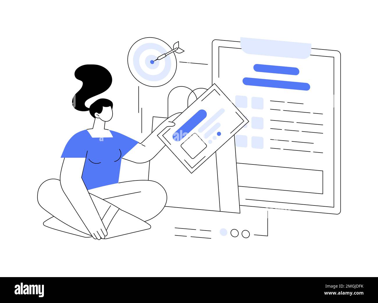 Brand identity abstract concept vector illustration Stock Vector Image ...