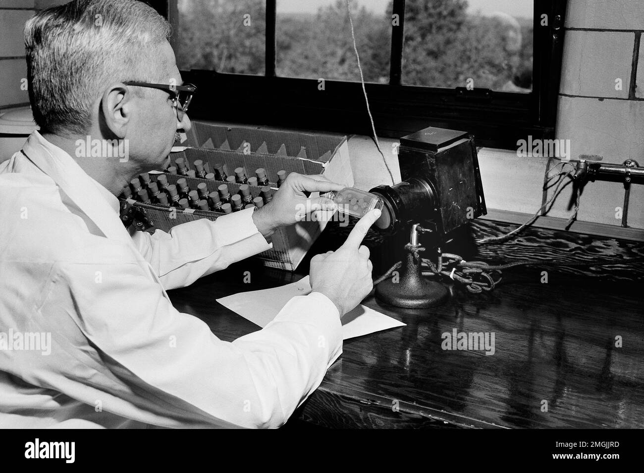 FILE - In this Oct. 7, 1956 file photo, Dr. Albert Sabin, a research ...