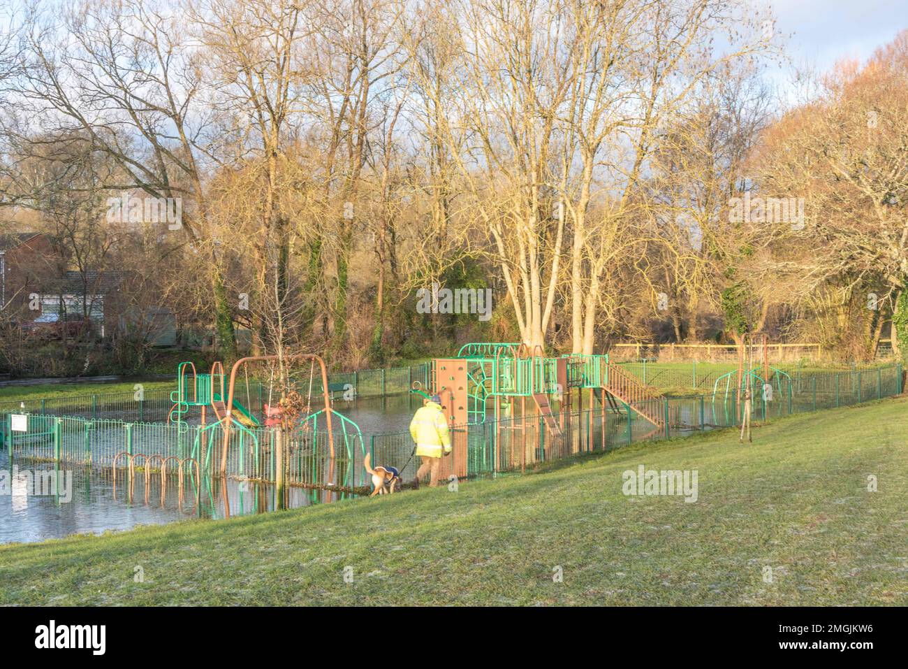Fordingbridge Hampshire, floods Stock Photo - Alamy