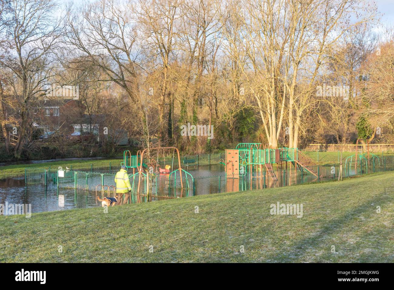 Fordingbridge Hampshire, floods Stock Photo - Alamy