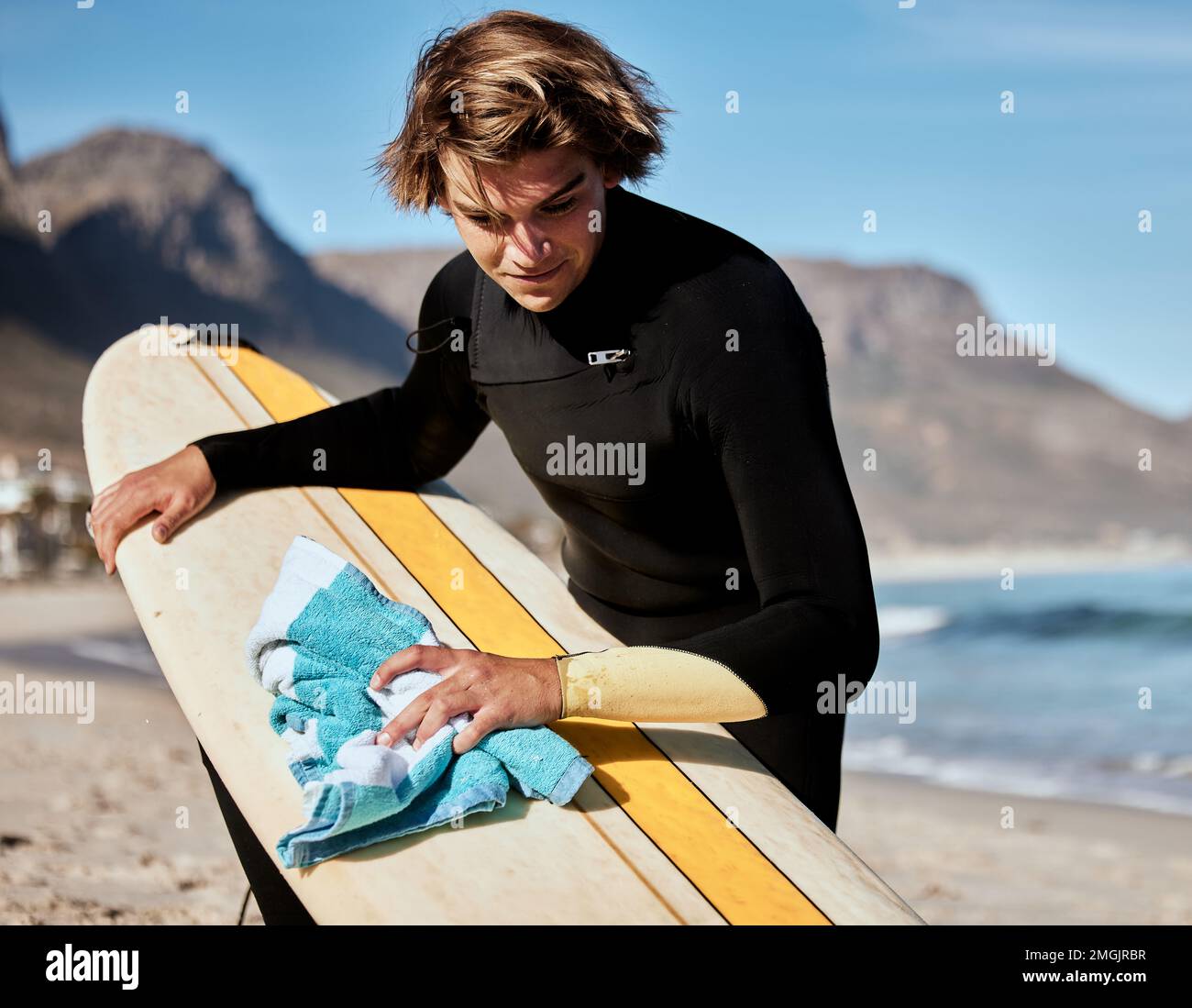 Surfboard maintenance hi-res stock photography and images - Alamy