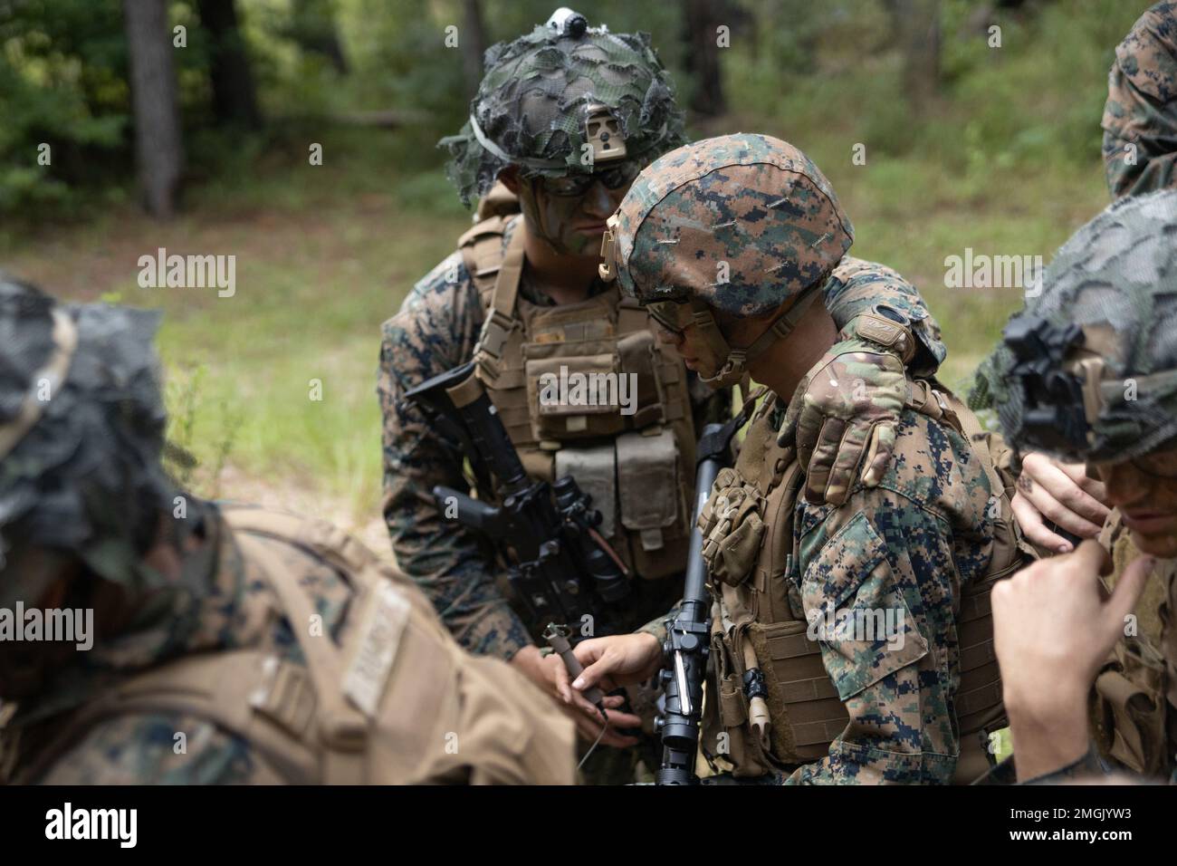 U.S. Marines with Marine Wing Support Squadron (MWSS) 273, Marine ...