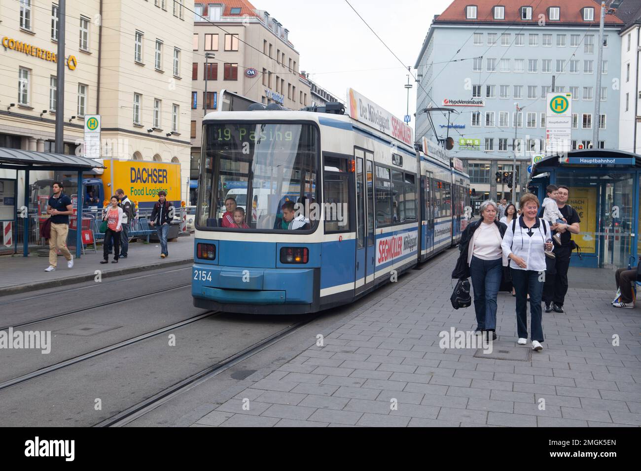 Street running trams hi-res stock photography and images - Alamy