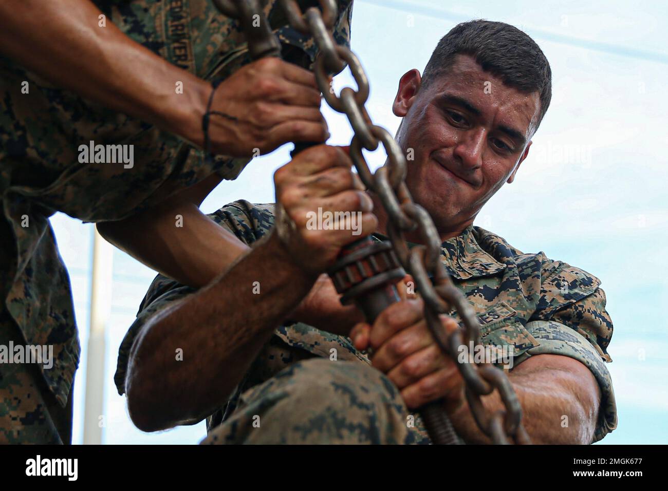 U.S. Marine Corps Pfc. Jose Cisneros, a motor vehicle operator with ...