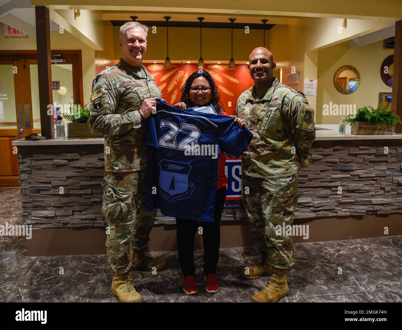 Carly A. Macias, community recreation manager with the 36th Force ...