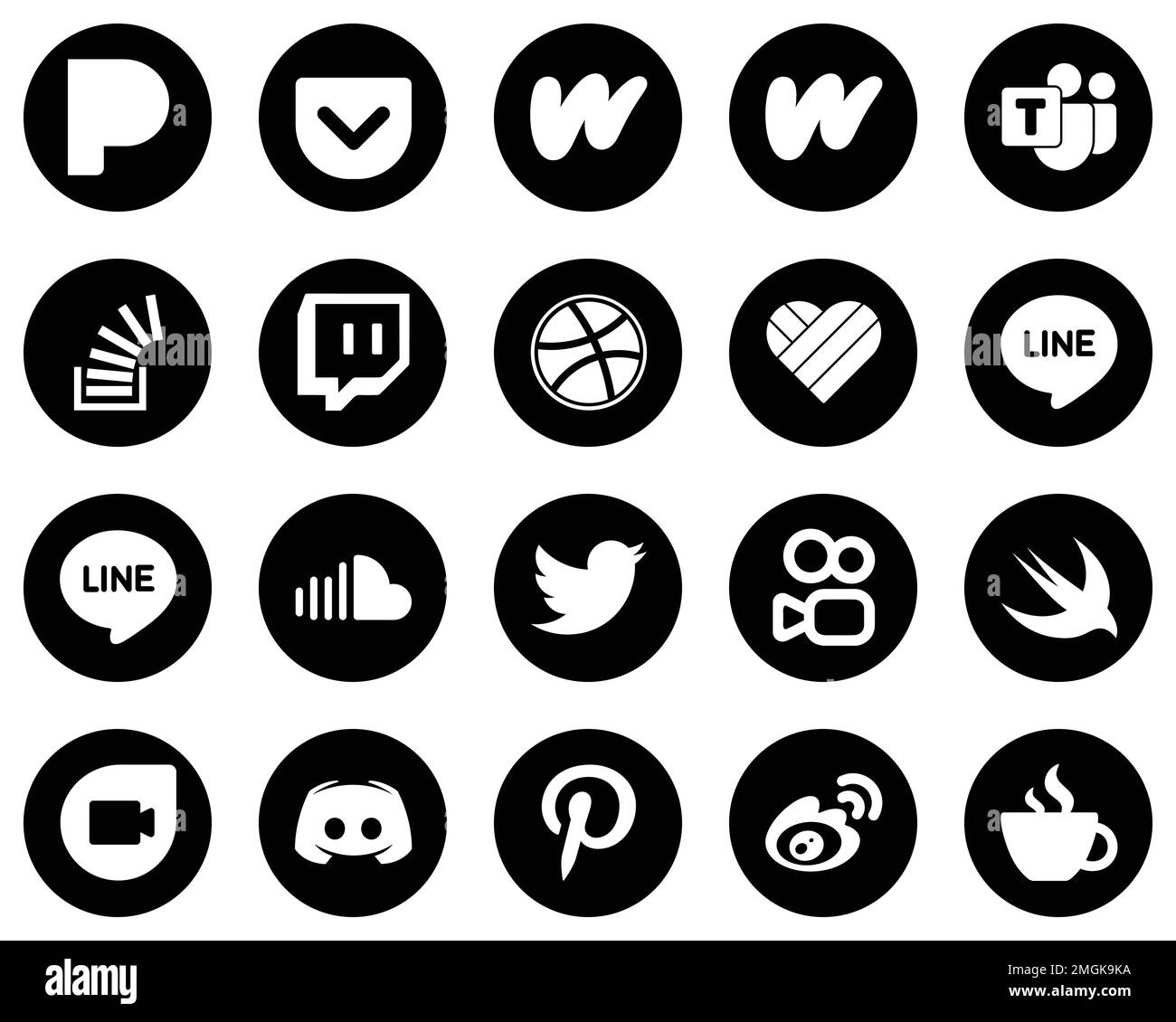Black And White Pattern Twitter Backgrounds