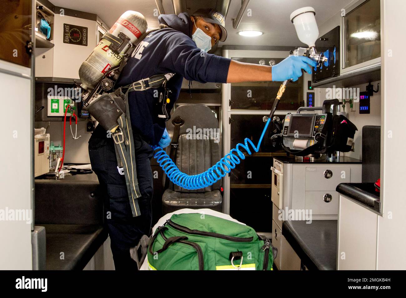 Volunteer EMT Ronald Felix, a full time police officer for Montgomery ...