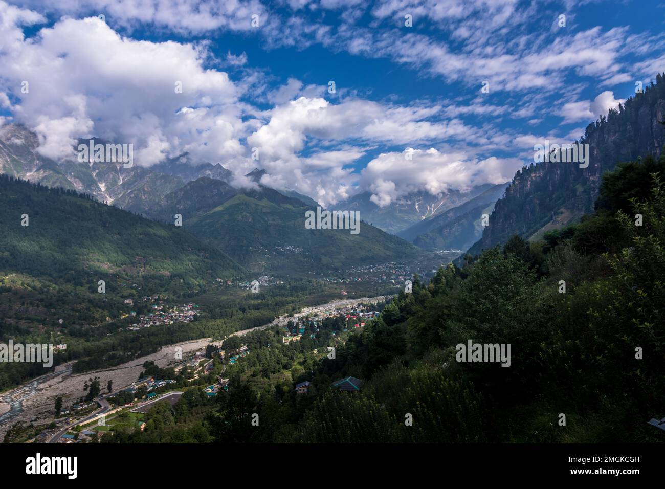 Manali, Himachal Pradesh, India - 01 September 2021 : Manali in Night ...