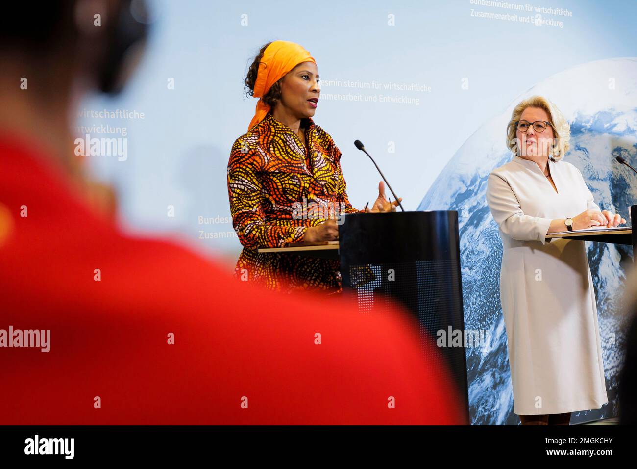 Berlin, Deutschland. 24th Jan, 2023. vr Svenja Schulze, Federal ...