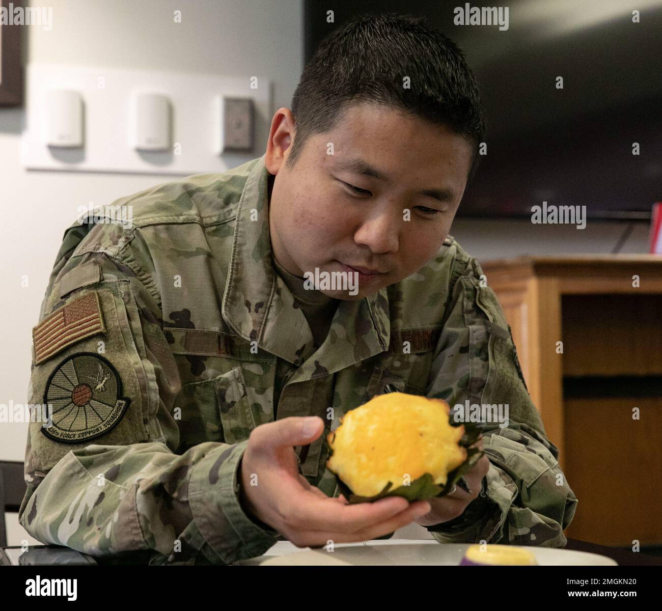Capt. Benjamin Lee, 436th Force Support Squadron operations officer ...