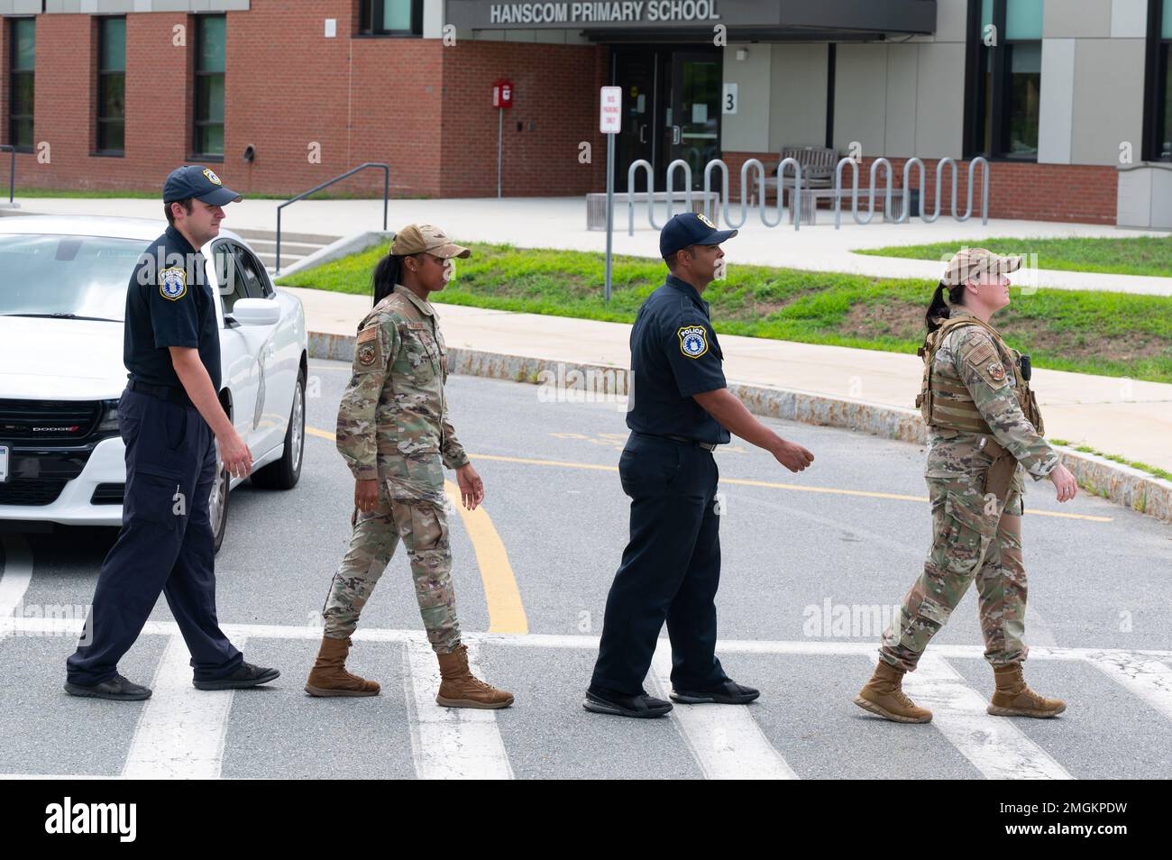 Department of the Air Force Civilian Police Officer Joshua Benner, from ...