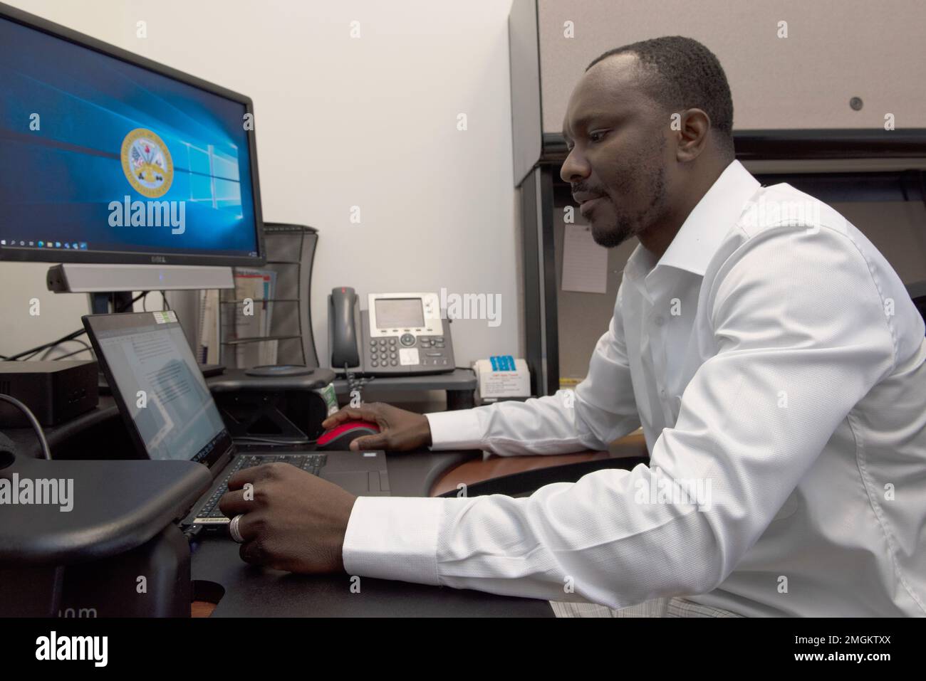 David Tamakloe, auditor with the U.S. Army Corps of Engineers Nashville ...