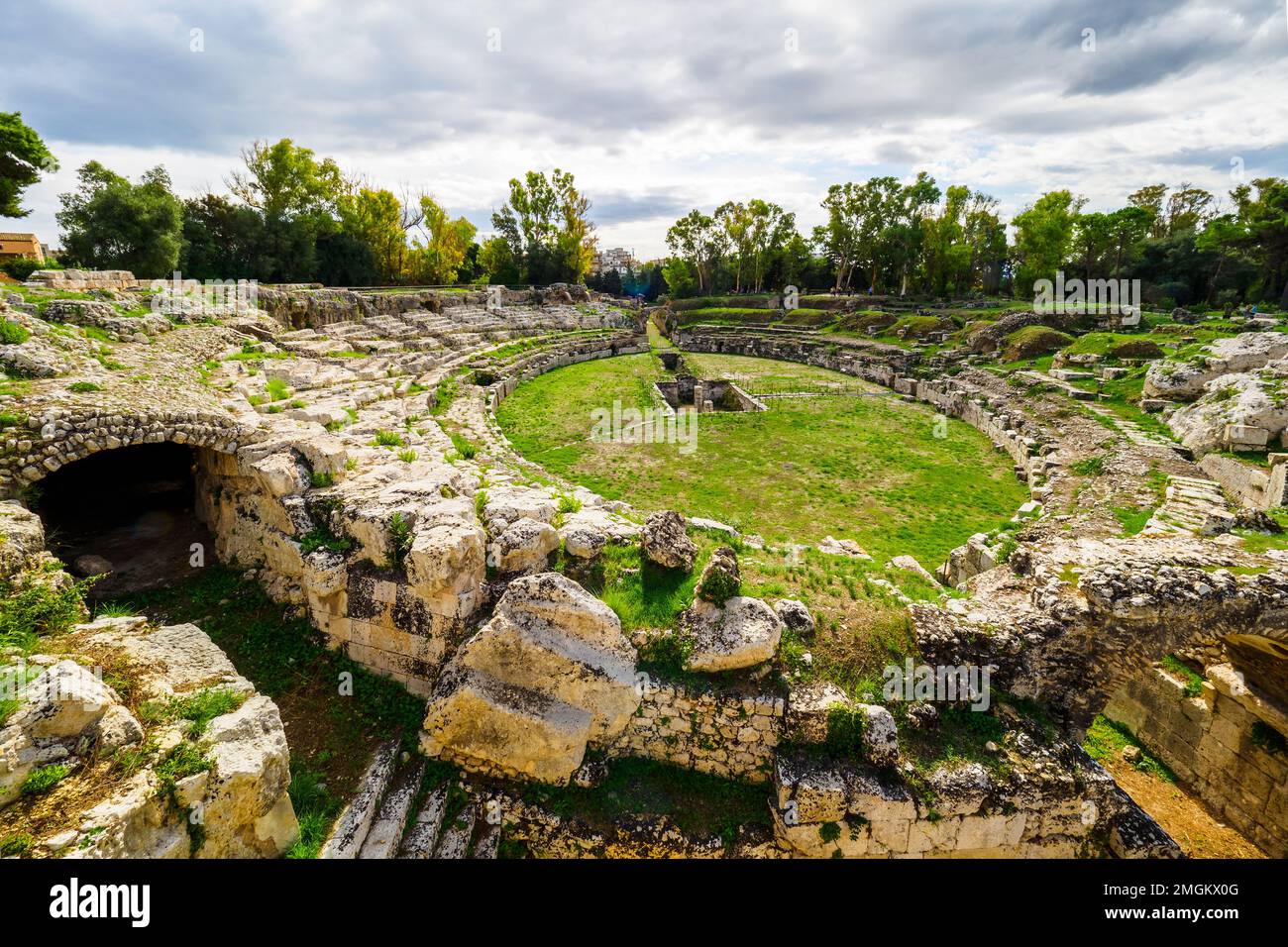 Roman amphitheatre of Syracuse - I cent. AD - III cent. AD - Neapolis ...