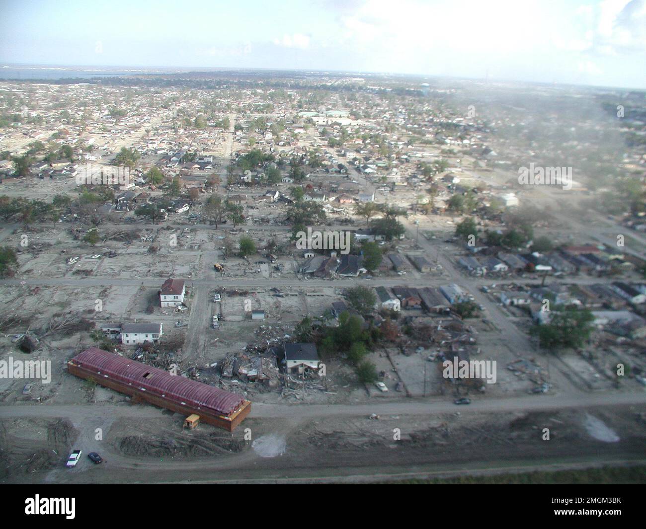 Aerial and Satellite Images - 26-HK-19-140. Hurricane Katrina Stock ...