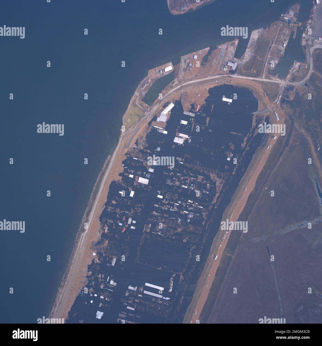 Aerial and Satellite Images - 26-HK-19-166. Hurricane Katrina Stock ...