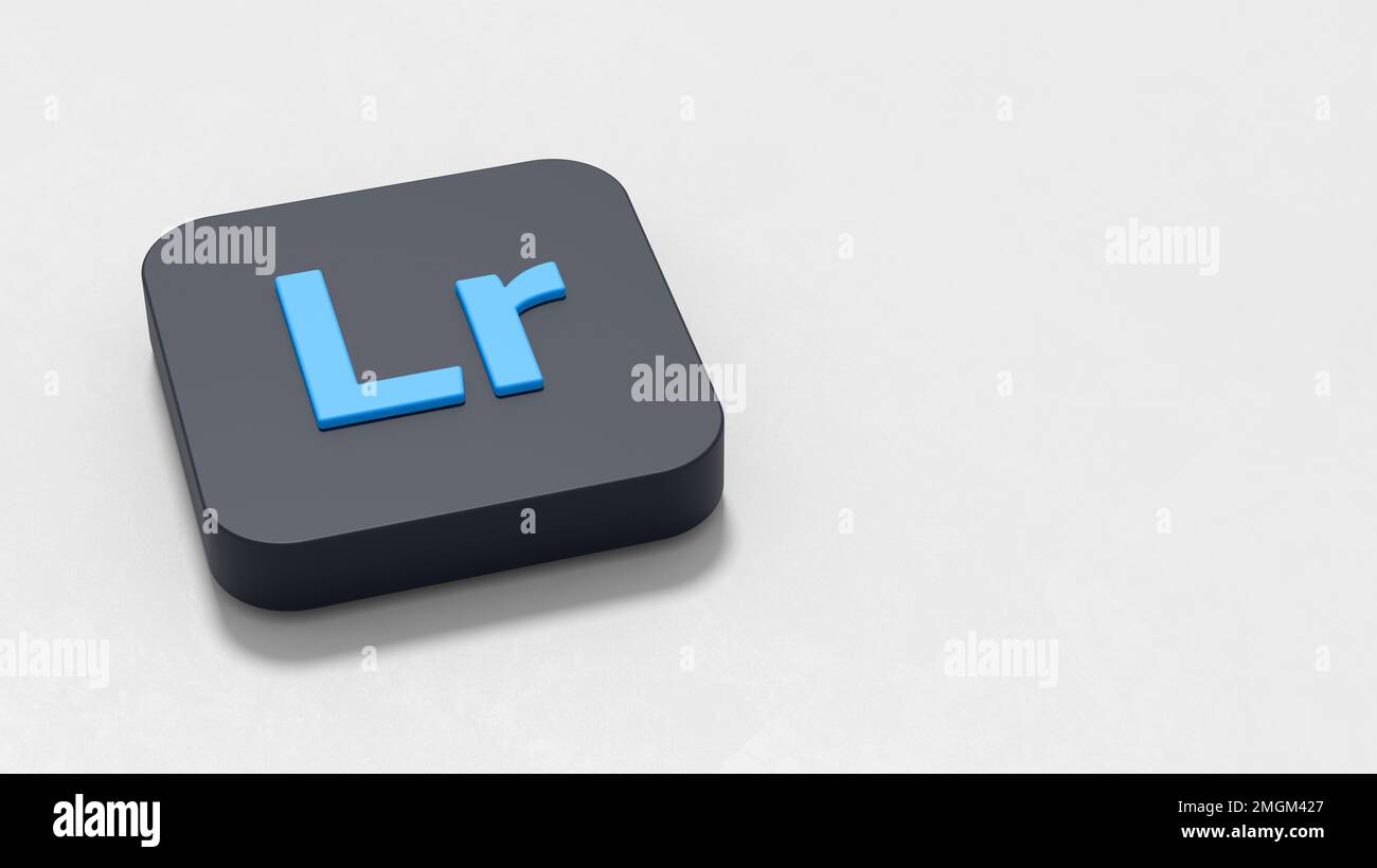 Adobe lightroom symbol logo hi-res stock photography and images - Alamy