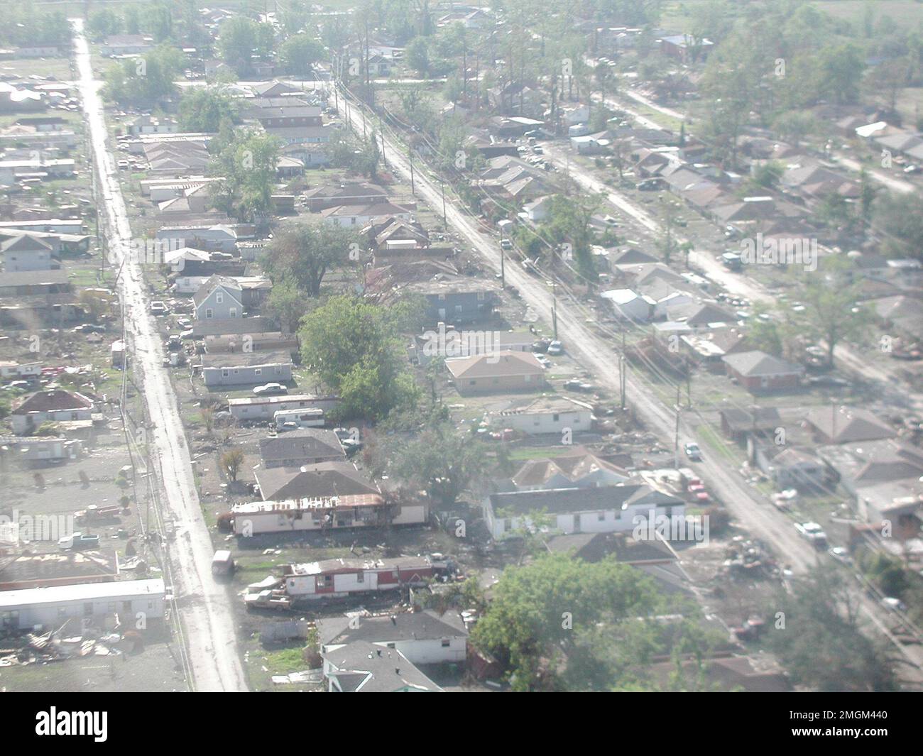 Aerial and Satellite Images - 26-HK-19-151. Hurricane Katrina Stock ...