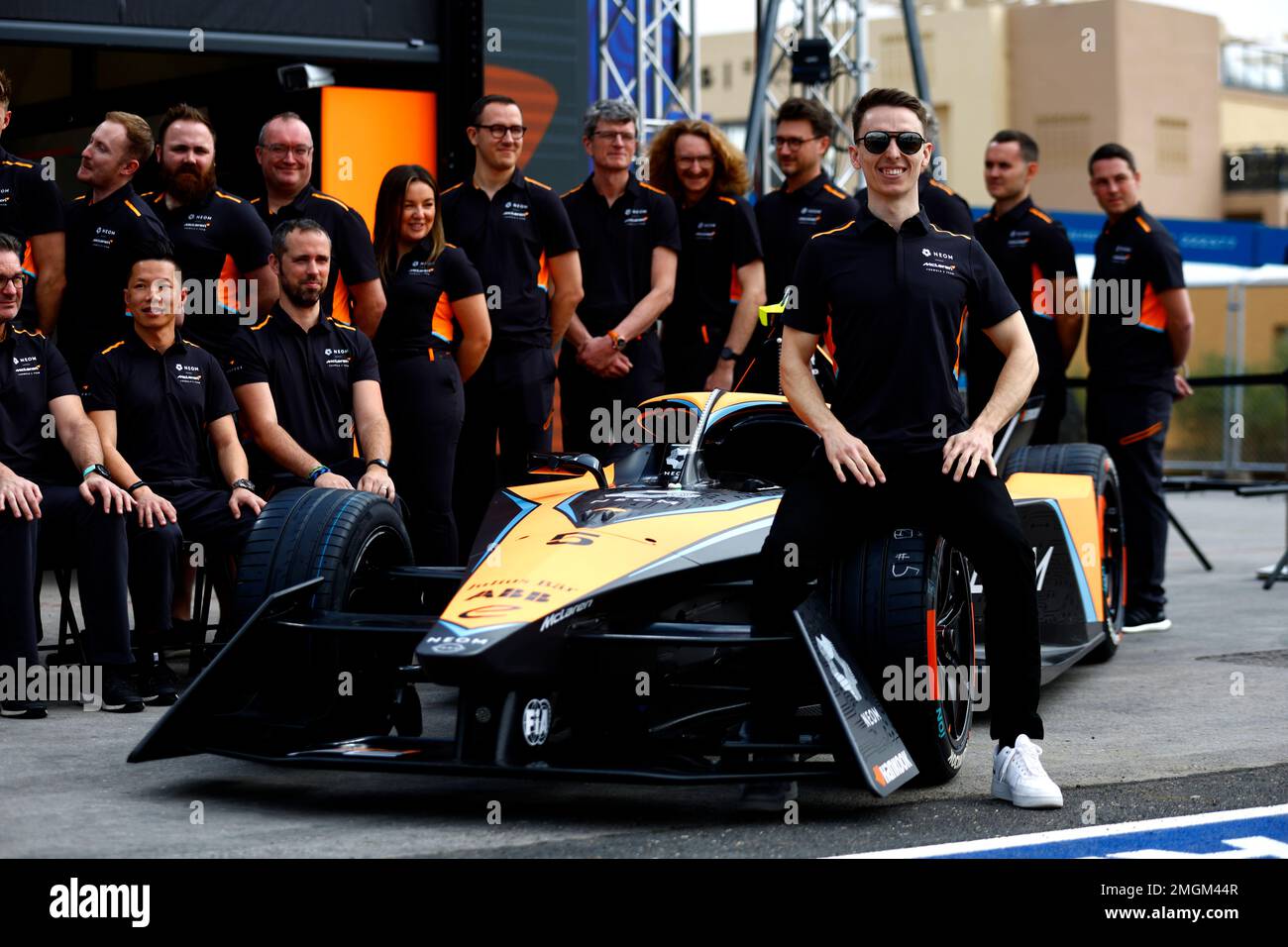 1/26/2023 - Jake Hughes, NEOM McLaren Formula E TeamTeam Shot during the Formula E Round 2 ...