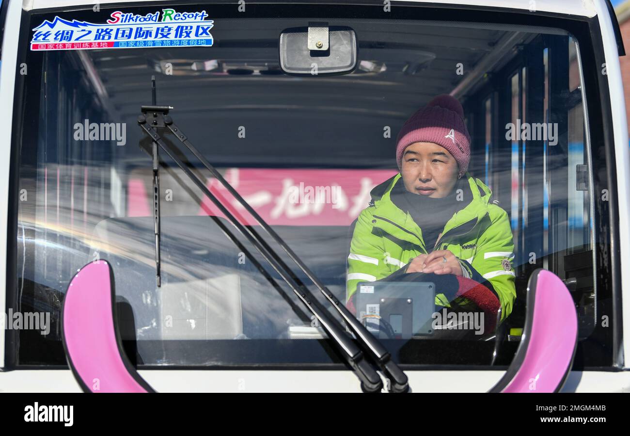 Urumqi, China's Xinjiang Uygur Autonomous Region. 25th Jan, 2023. A ...