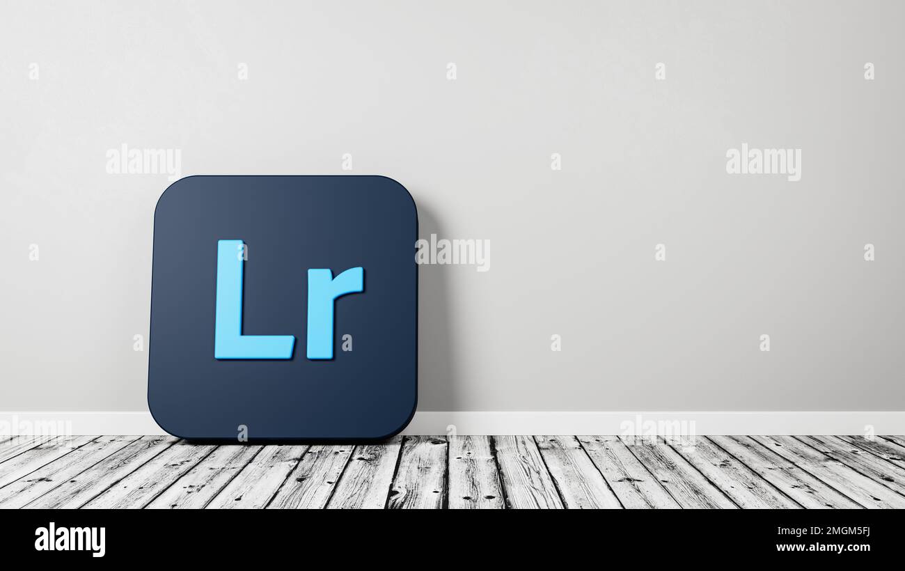 Adobe lightroom symbol logo hi-res stock photography and images - Alamy