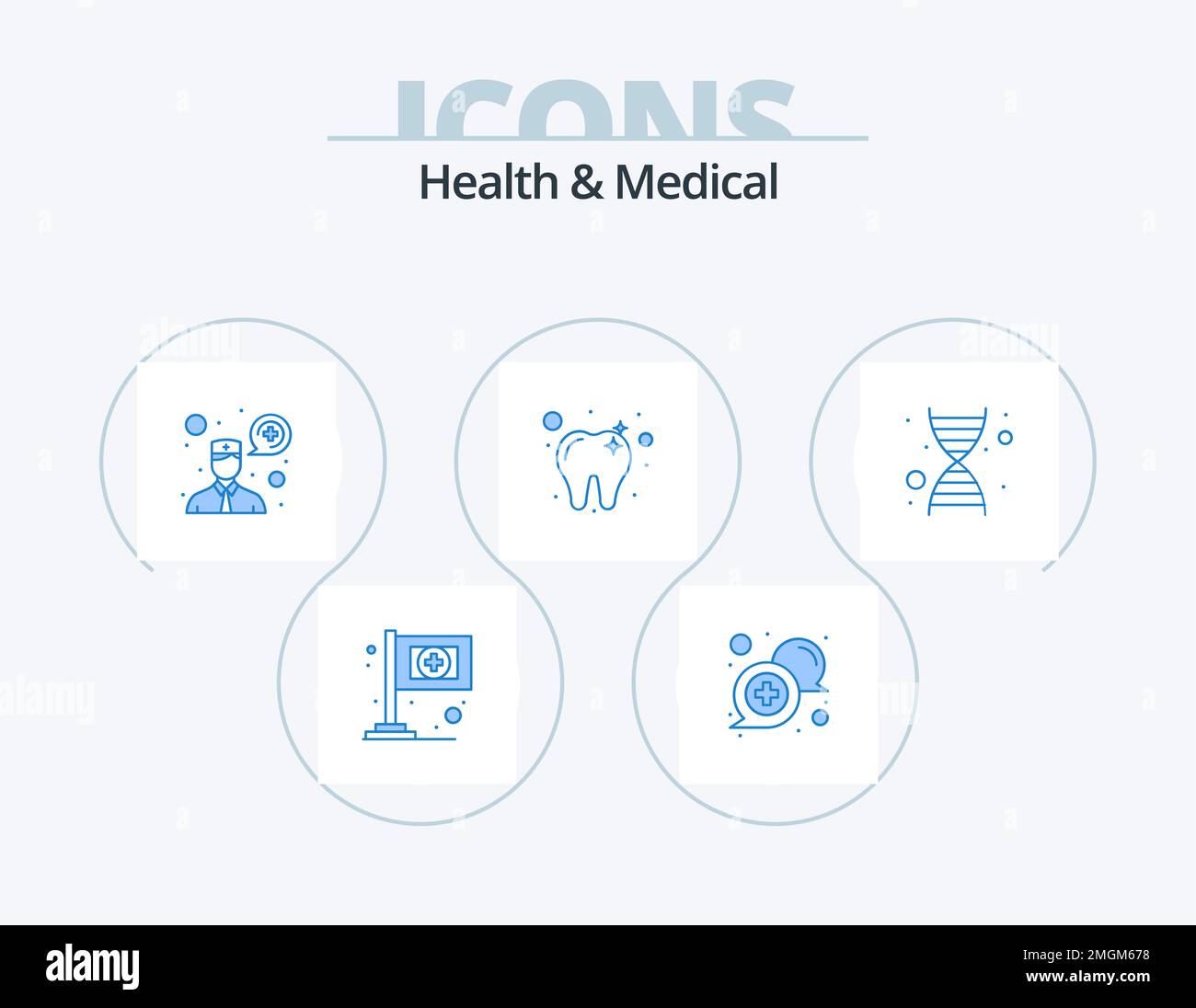 Health And Medical Blue Icon Pack 5 Icon Design. . genetics. ask a ...