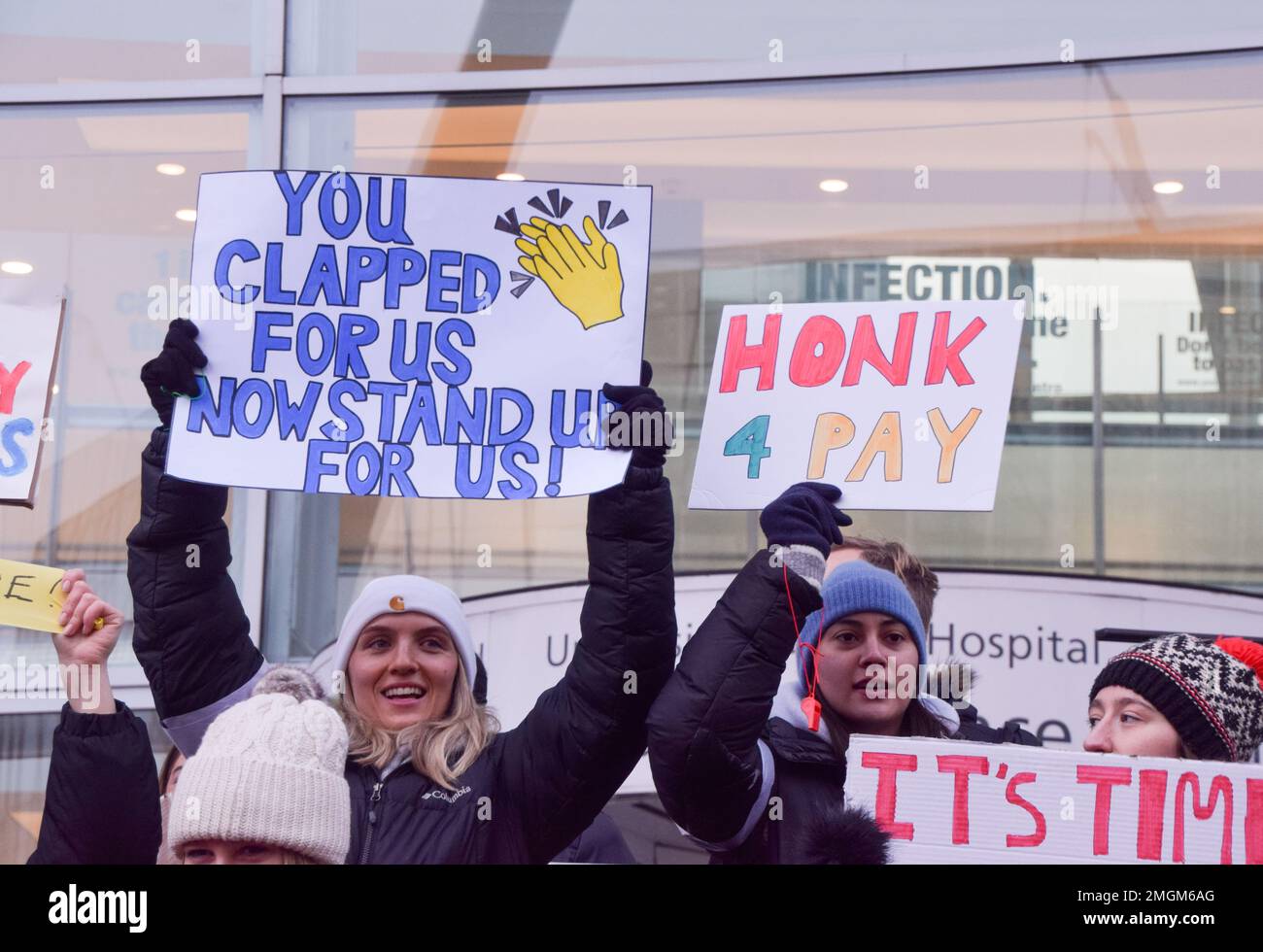 London, UK. 26th January 2023. Chartered Society of Physiotherapy (CSP ...
