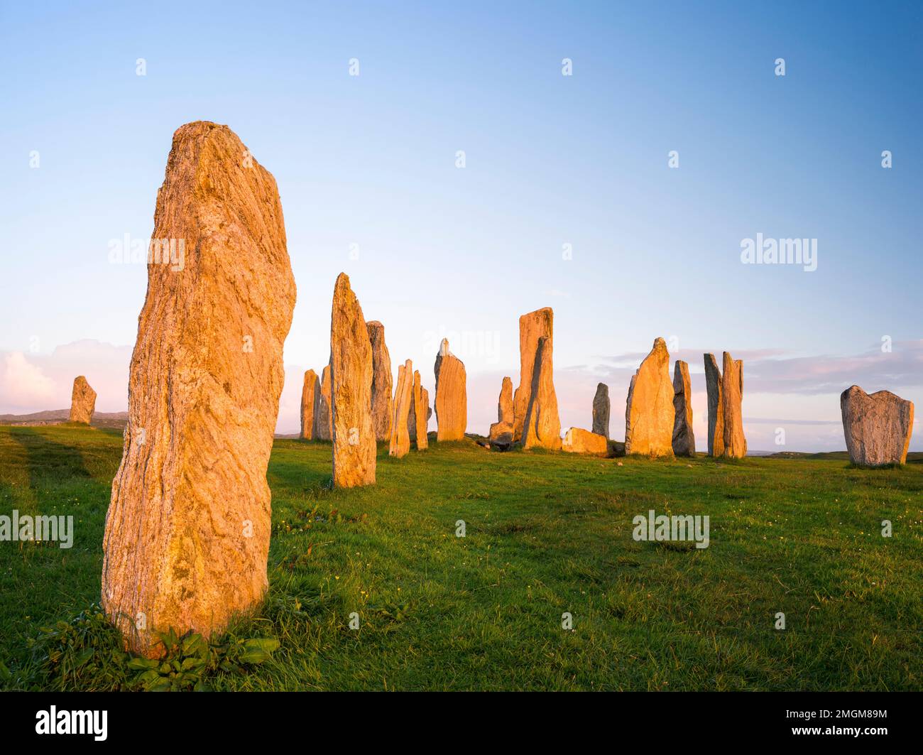 Standing Stones of Callanish (Callanish 1) on the Isle of Lewis in the ...