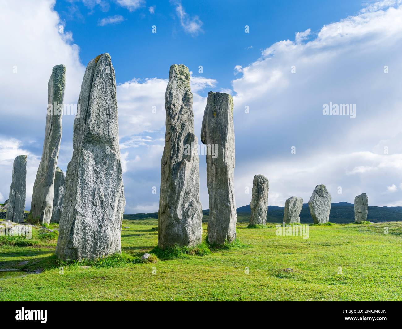Standing Stones of Callanish (Callanish 1) on the Isle of Lewis in the ...