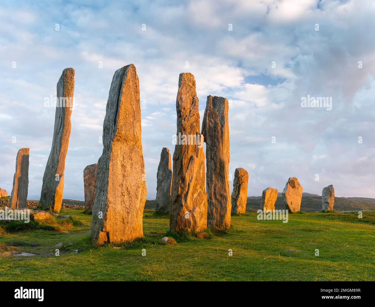 Standing Stones of Callanish (Callanish 1) on the Isle of Lewis in the ...