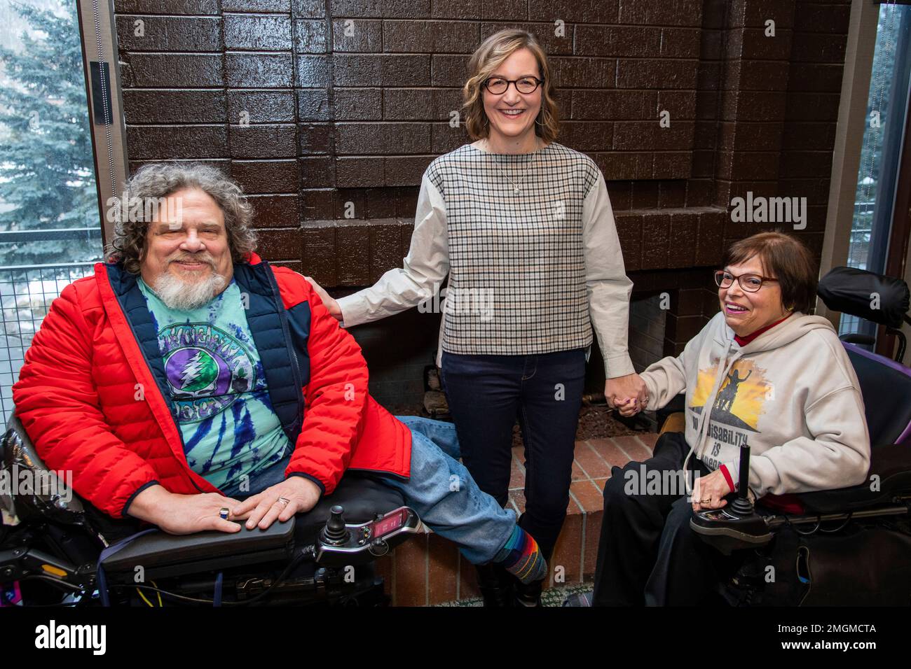 FILE - This Jan. 24, 2020 file photo shows co-directors Jim LeBrecht ...