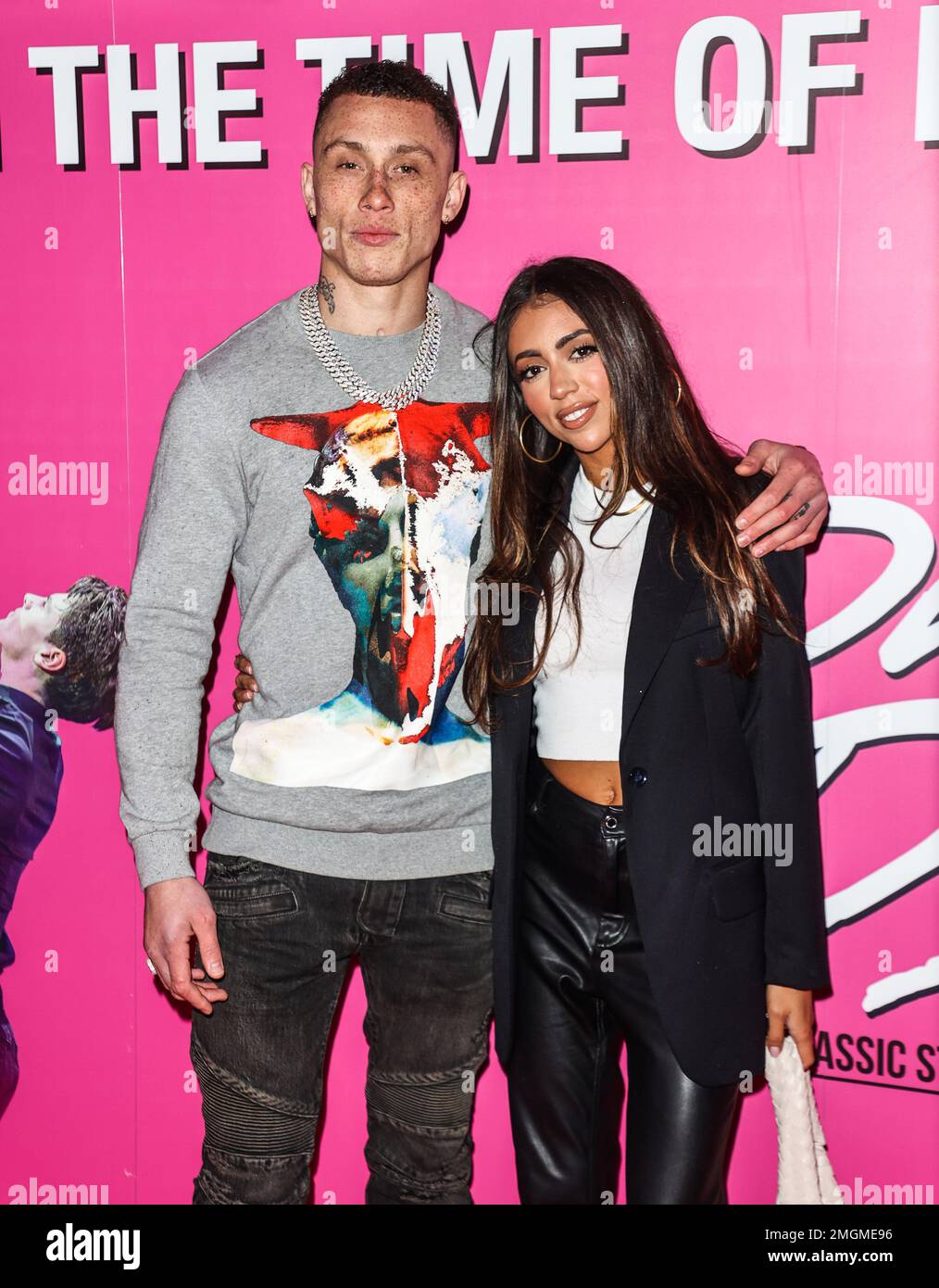London, UK. 25th Jan, 2023. Nicholas Sinclair and Ruby Adler attend the ...