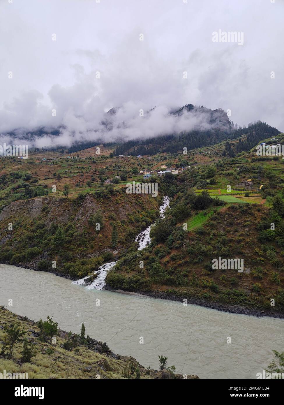 Lahaul and Spiti, Himachal Pradesh, India - 12 September 2021 : Village ...