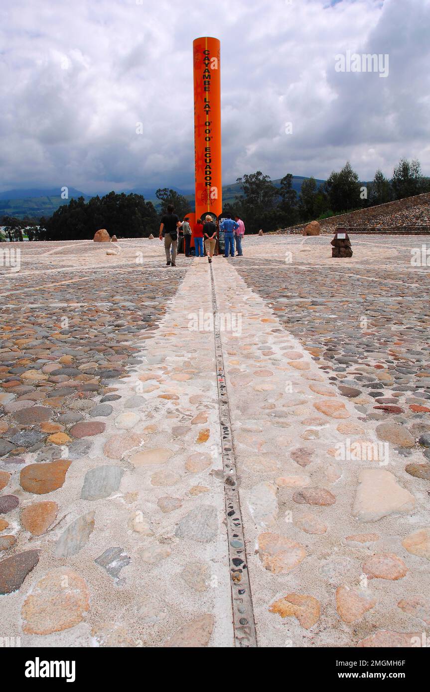 The ecuador ligne. Ecuador Stock Photo - Alamy