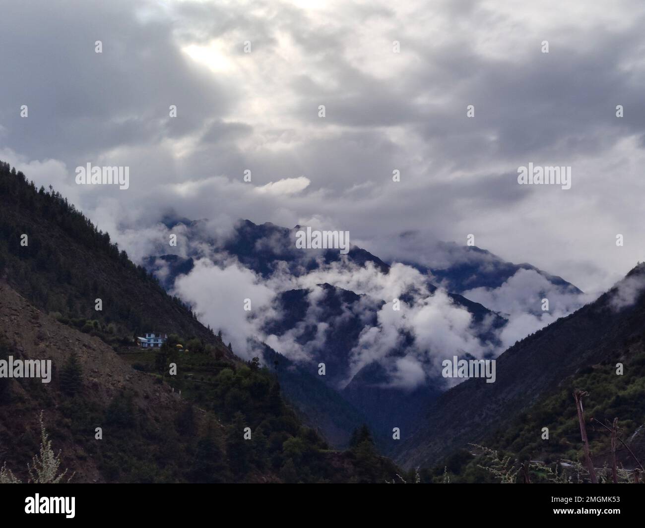 Lahaul and Spiti, Himachal Pradesh, India - 12 September 2021 : Village ...
