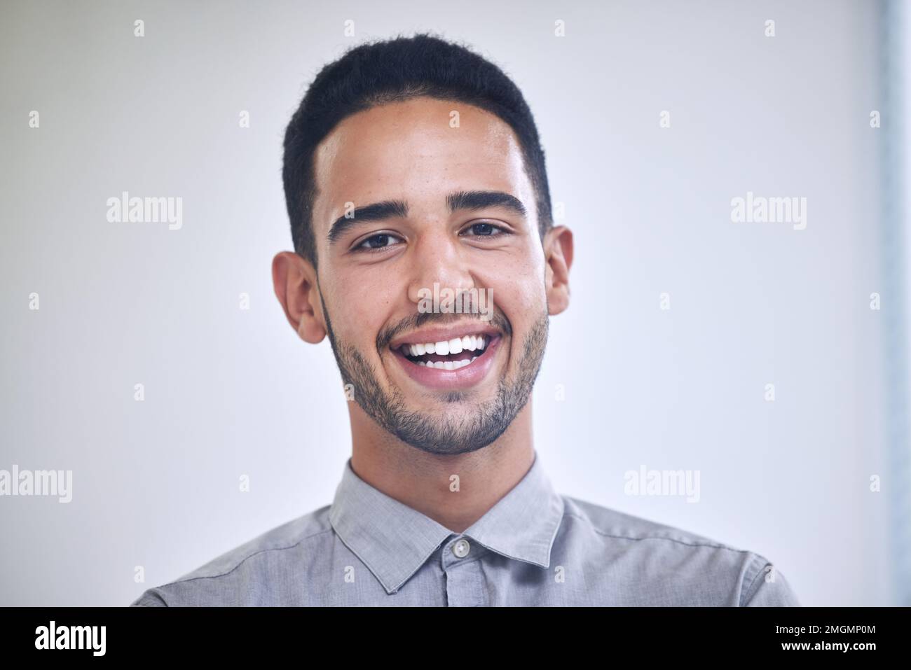 Businessman, portrait and face of a worker in a office ready for ...