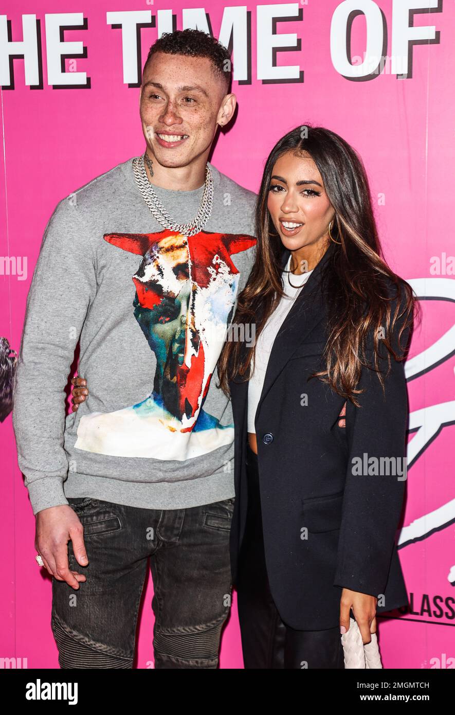 London, UK. 25th Jan, 2023. Nicholas Sinclair and Ruby Adler attends ...
