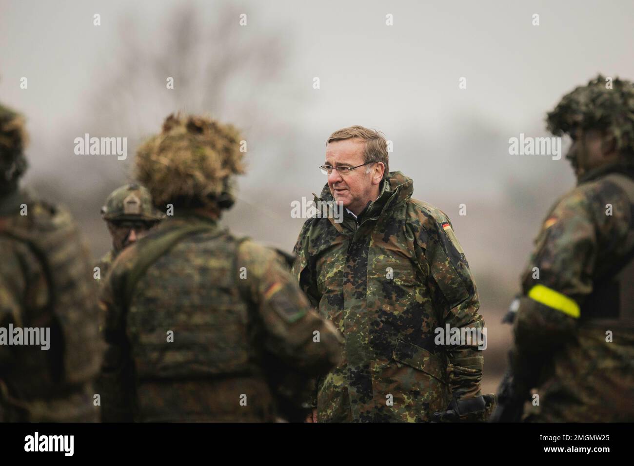 Boris Pistorius (SPD), Federal Minister of Defence, photographed during ...