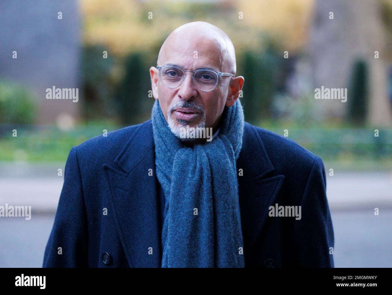 Chairman of the Conservative Party, Nadhim Zahawi, at Downing Street ...