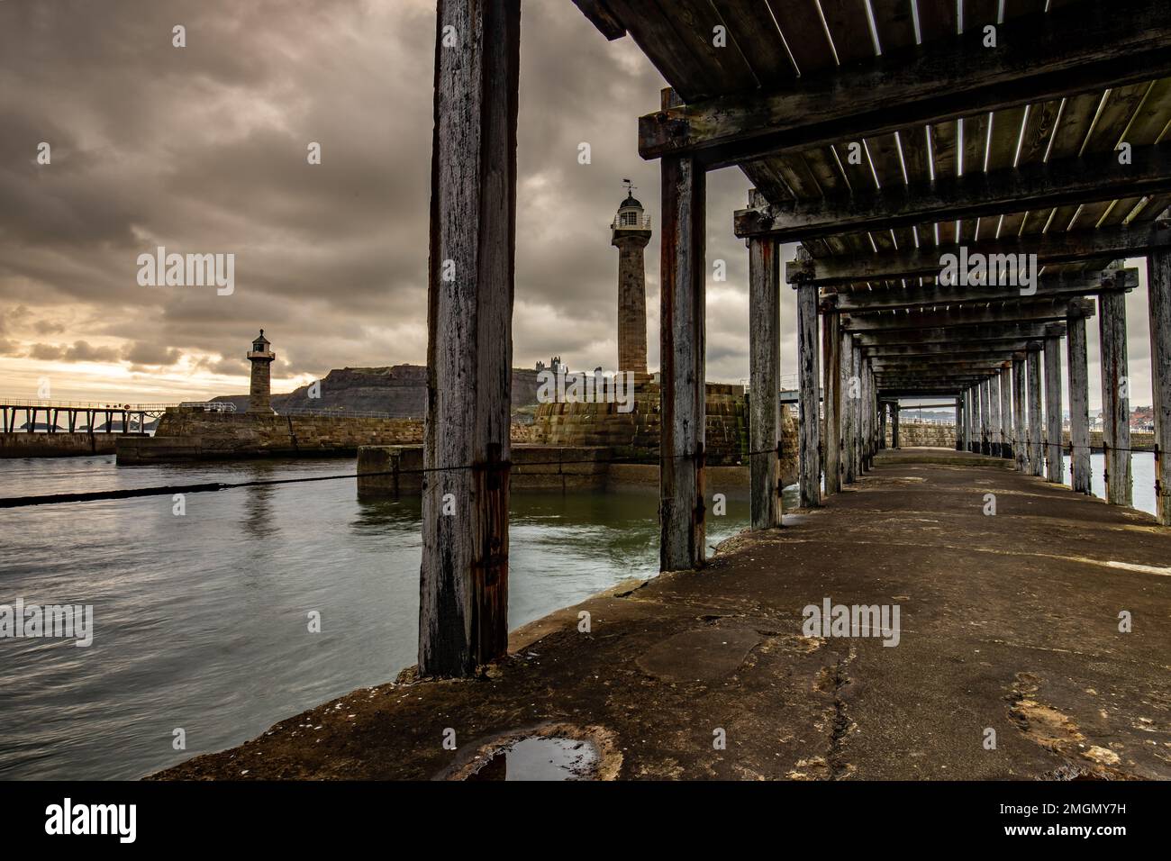 Whitby drone aerial hi-res stock photography and images - Alamy