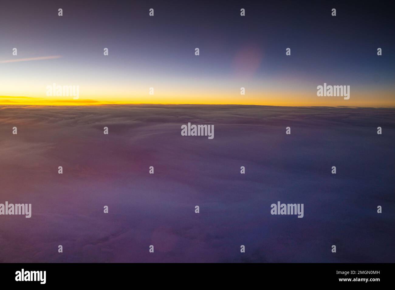 Aerial view cloudy sunset above hi-res stock photography and images - Alamy