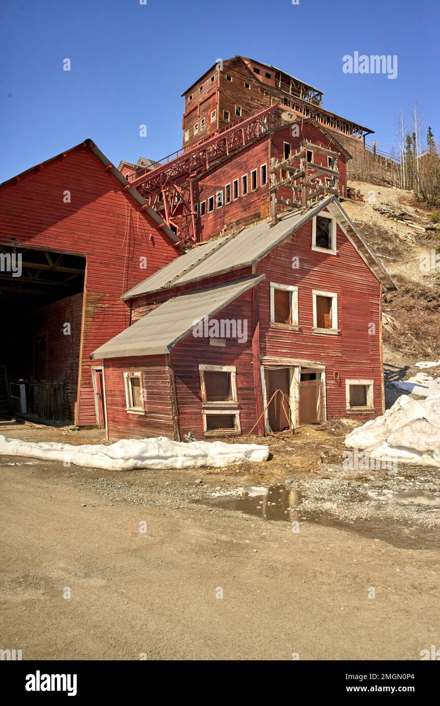 Copper mine buildings (1911-1938) at Kennecott, Wrangell-St. Elias ...