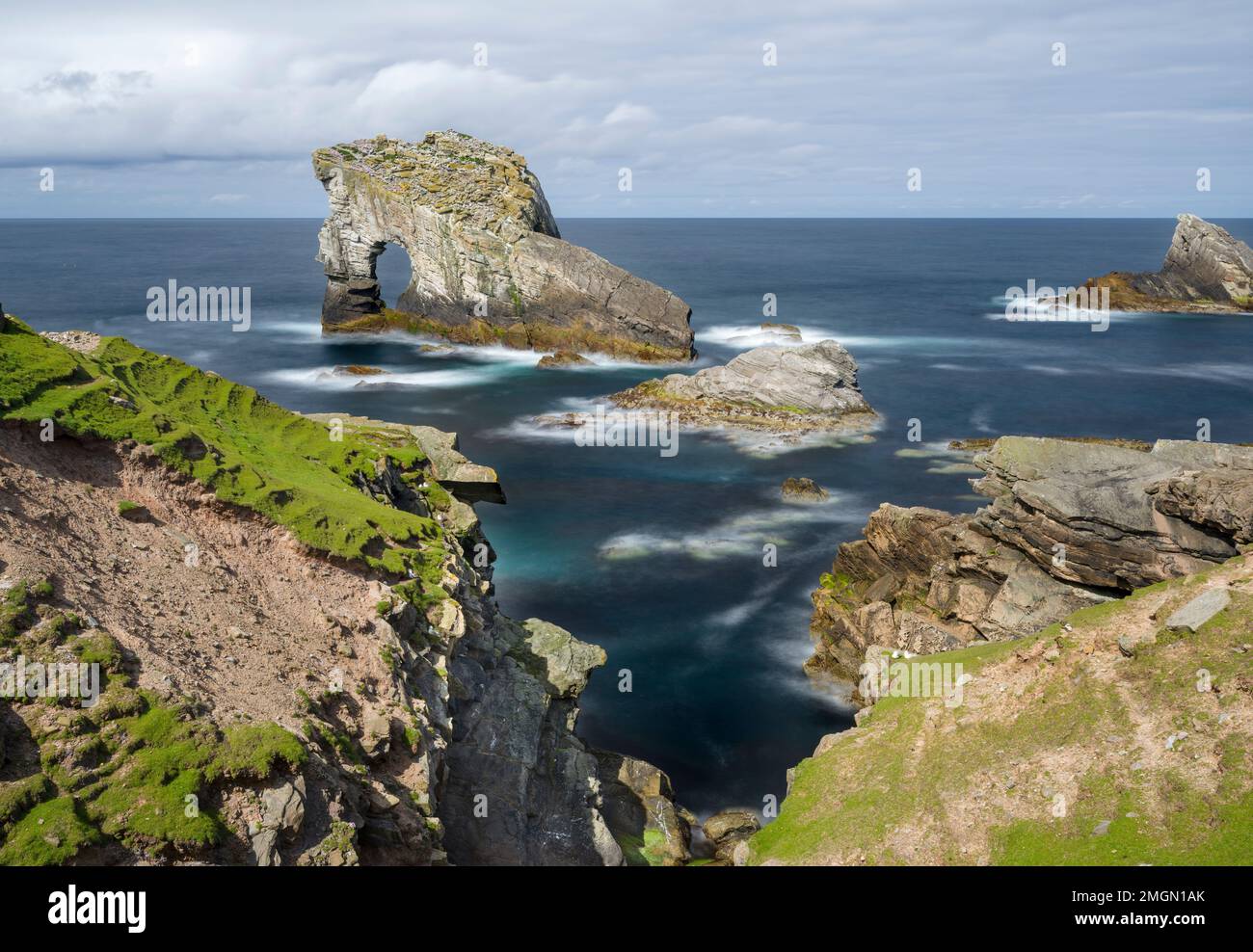 Foula part of the Shetland Islands in northern Scotland, it is one of ...