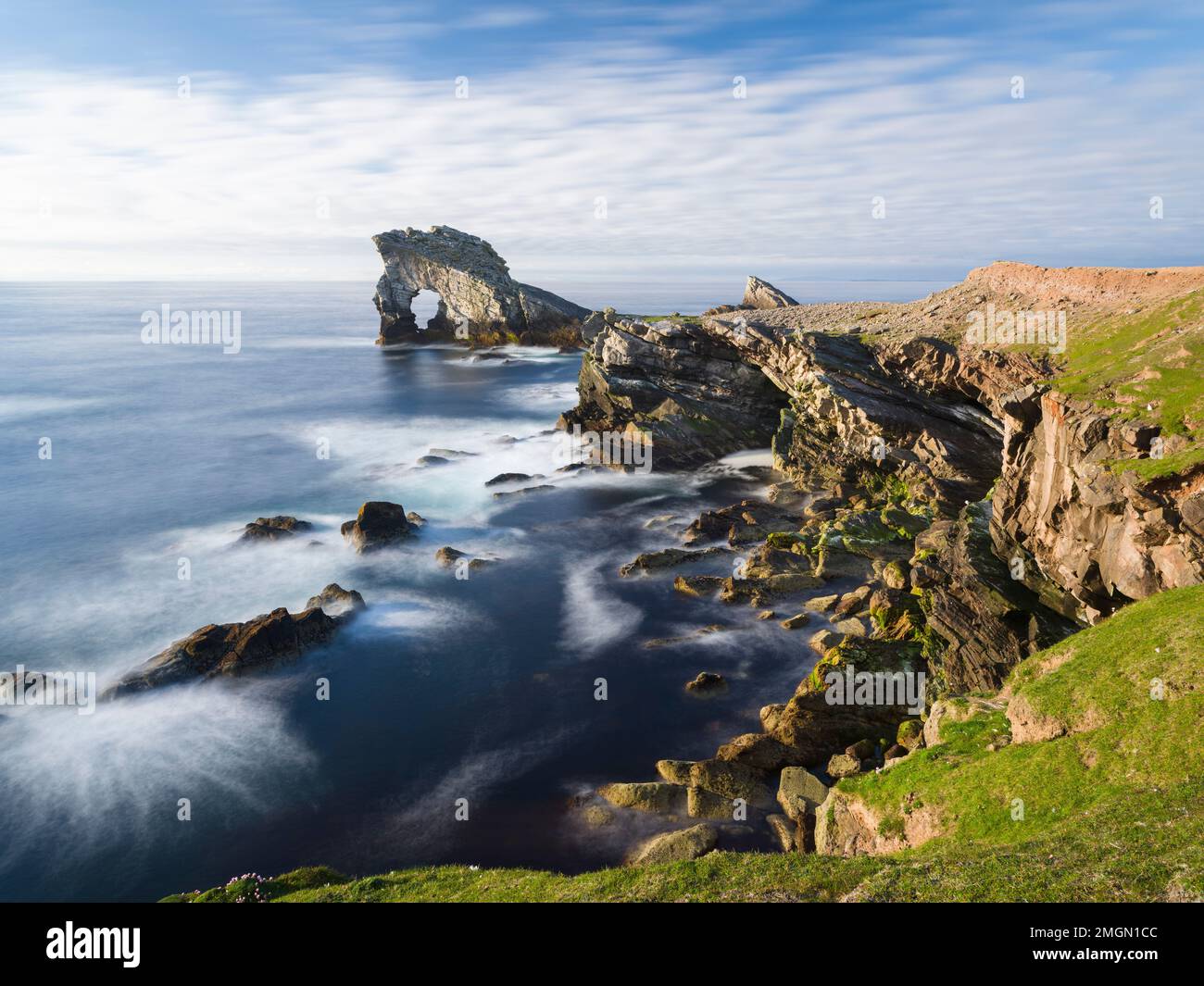 Foula part of the Shetland Islands in northern Scotland, it is one of ...