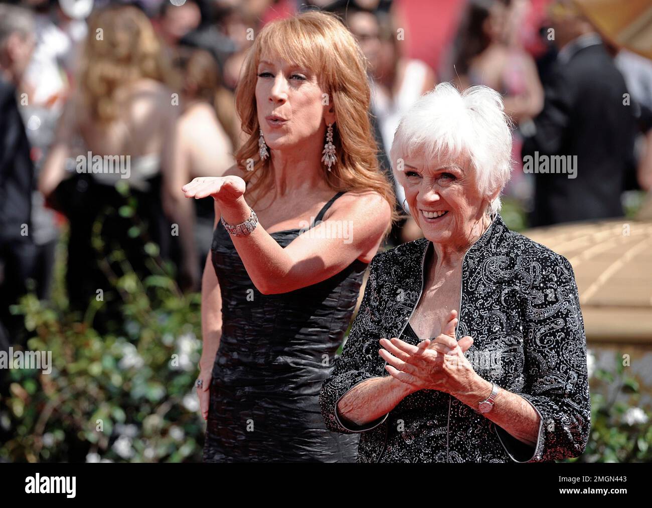 FILE - In this Aug. 29, 2010 file photo, Kathy Griffin and her mother ...