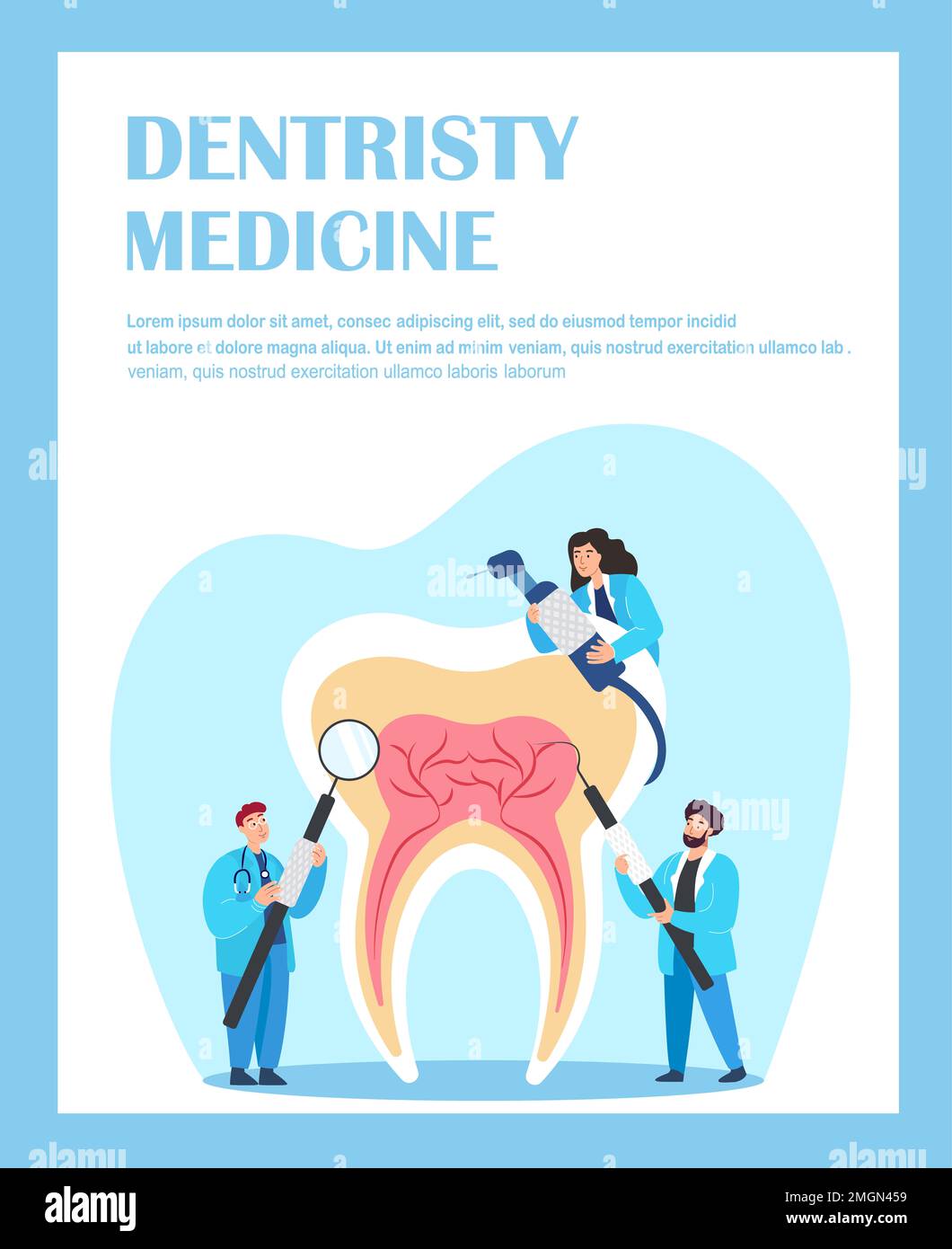 Cartoon strong healthy tooth hi-res stock photography and images - Alamy