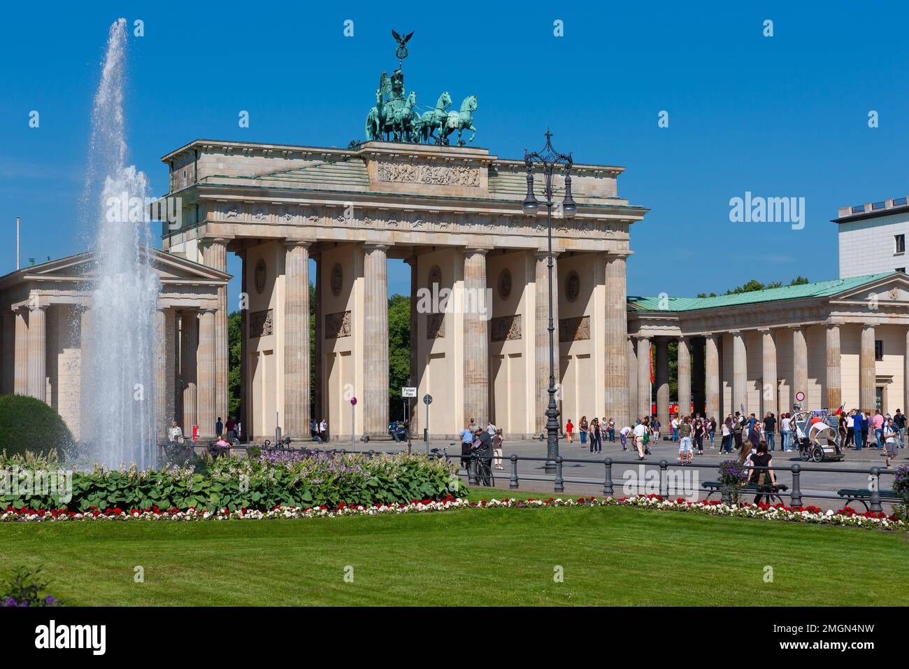 Berlin, Germany - July 7, 2011 : Pariser Platz. Paris Square, large ...