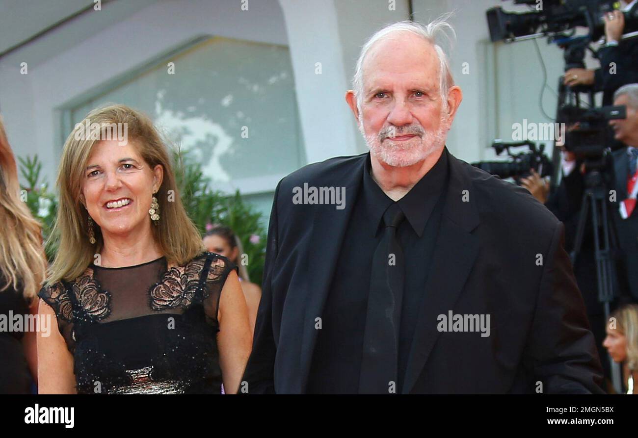 FILE - In this Aug. 29, 2019 file photo, Brian De Palma, right, and ...