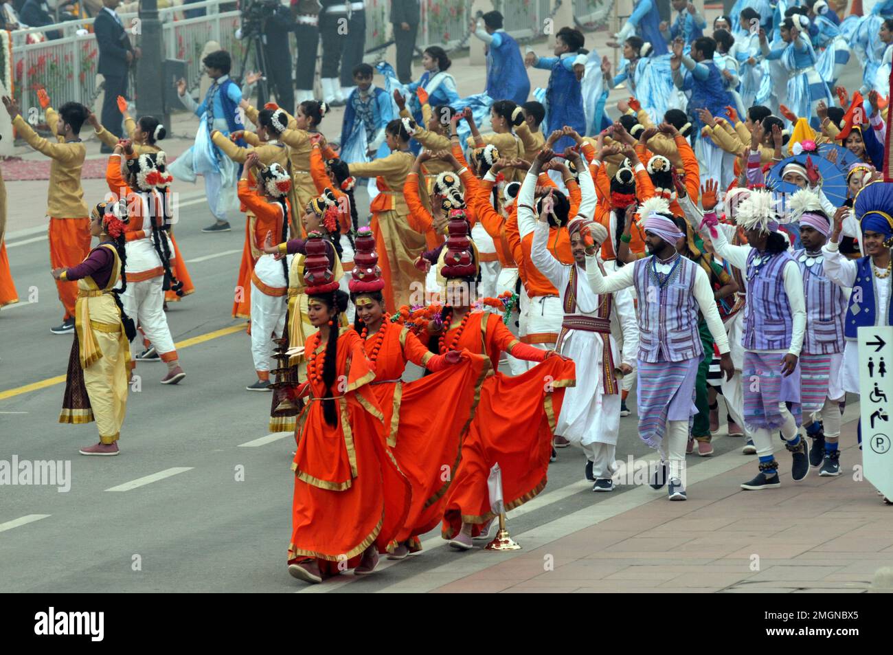 New Delhi, Delhi, India. 26th Jan, 2023. 74th Republic Day Parade .Folk ...
