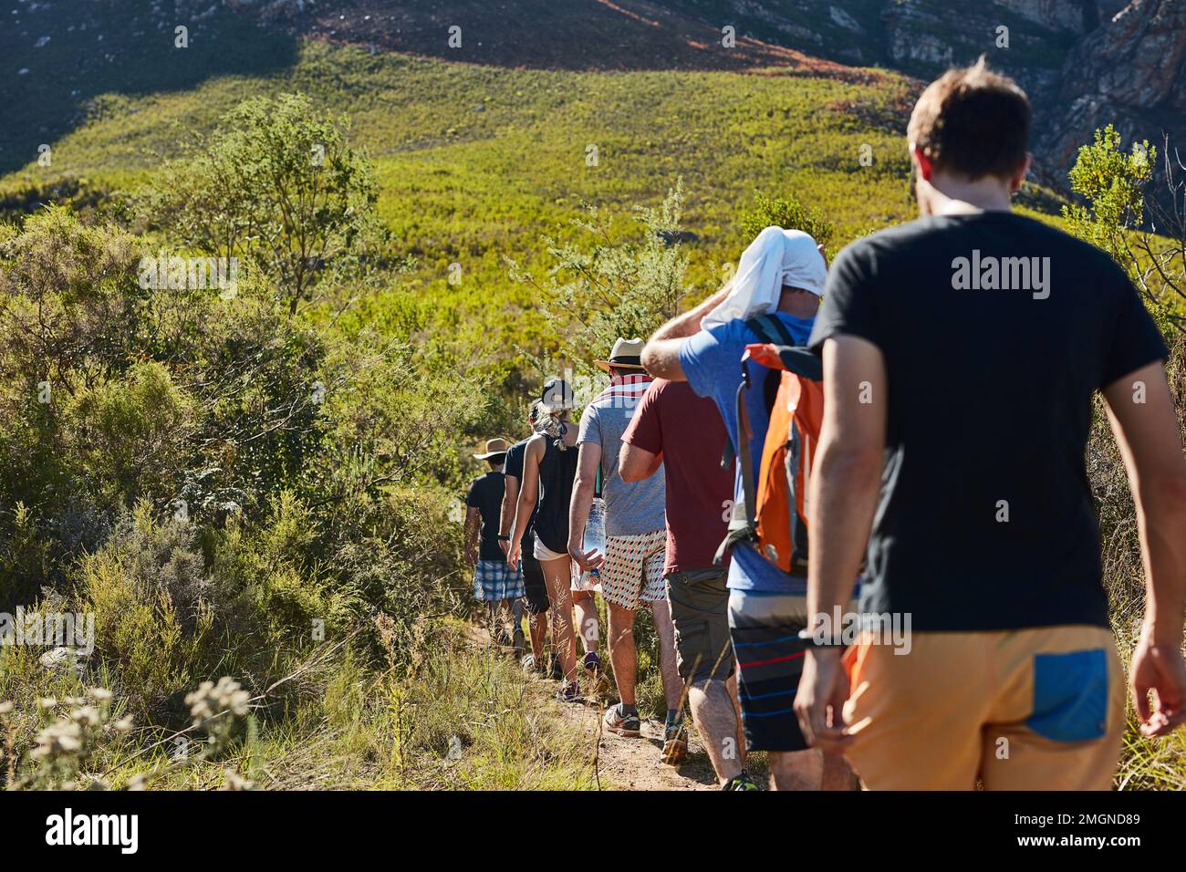 If you going hiking, Im going hiking. young people spending the day ...